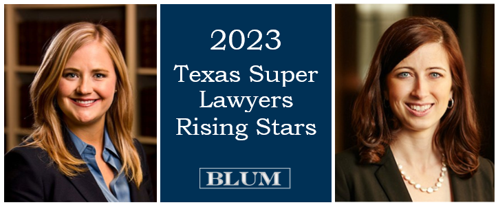 Congratulations to Kandice R. Damiano and Beth Hampton - The Blum Firm